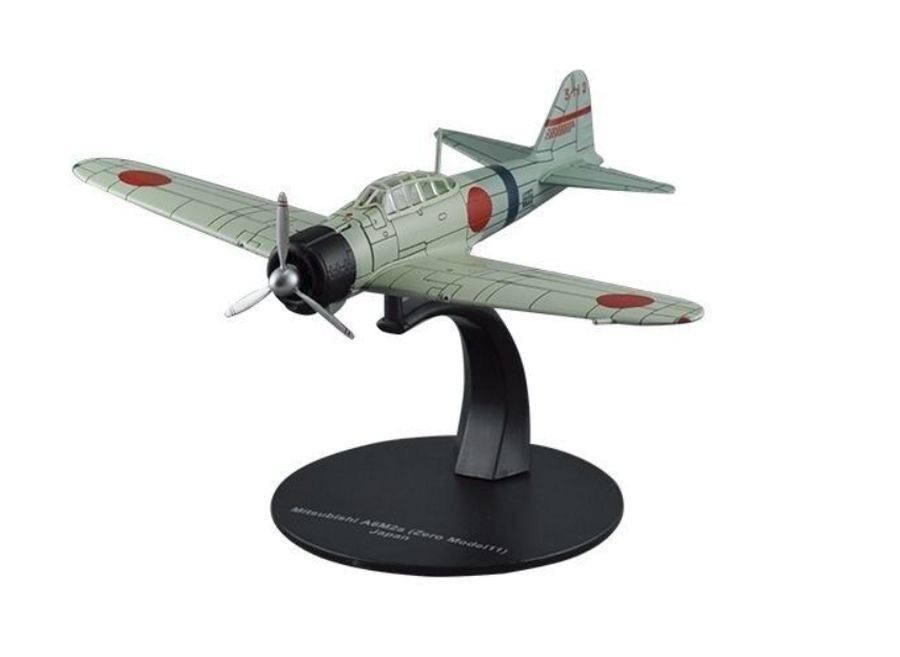 Mitsubishi A6M2a Zero Japanese Fighter Aircraft World War II Model ...
